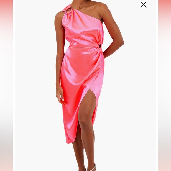 French Connection | Dresses | French Connection Oneshoulder Satin Dress ...